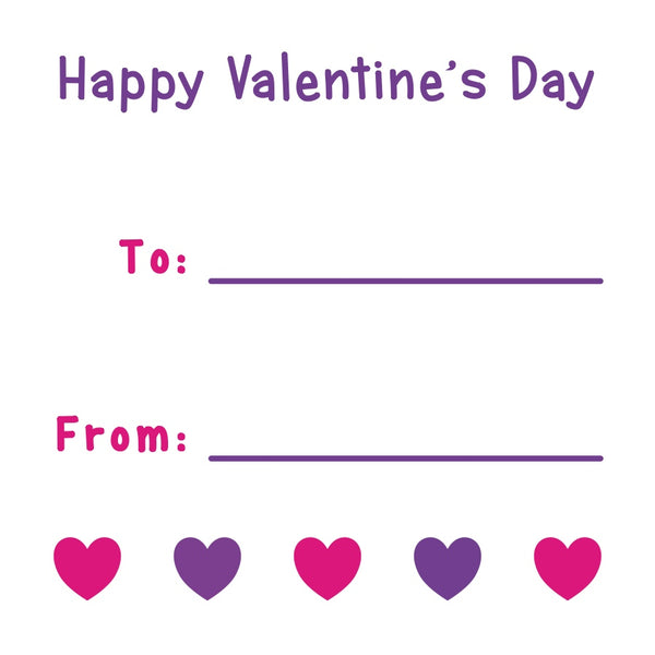 valentine's day mini exchange cards – the gifted tag