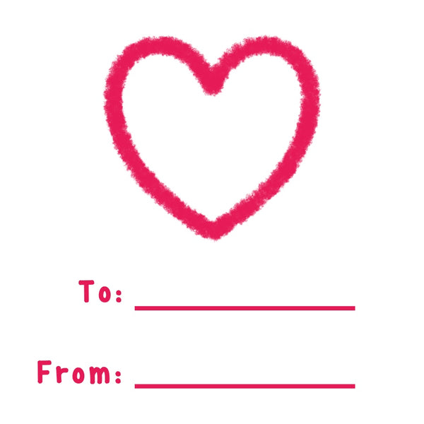 valentine's day mini exchange cards – the gifted tag