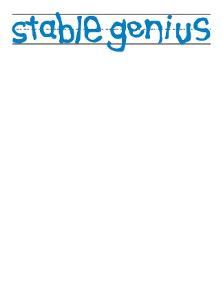 stable genius notecards – the gifted tag